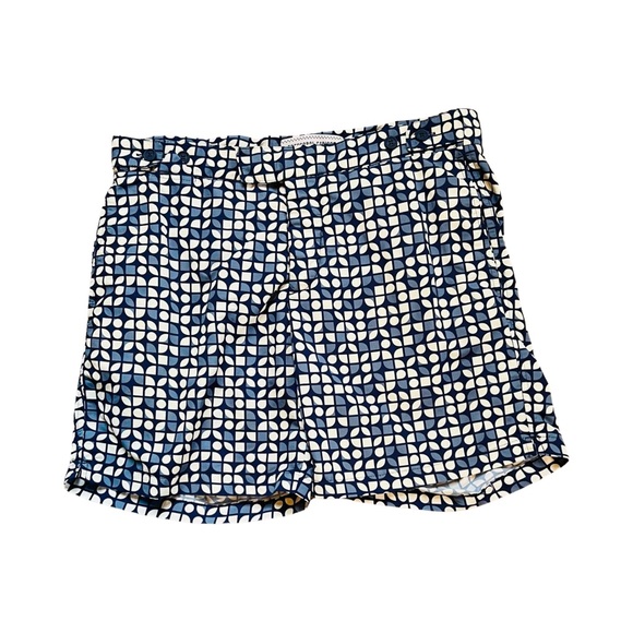 Shorts | Frescobol Carioca Mens Swimwear In Bluewhite Print | Poshmark
